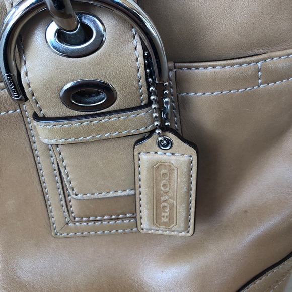 Coach | Bags | Coach Tan Leather Purse | Poshmark